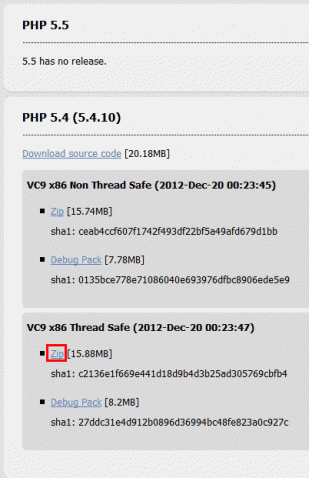 Windows7 64bitにApache2.4.3とPHP5.4.10をインストール - ロウタス・ディジタル